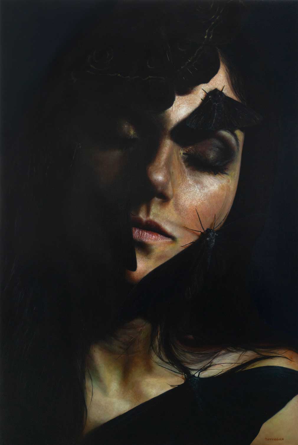 La artista Patricia Sánchez Saiffe y su pintura figurativa en el Museo ...