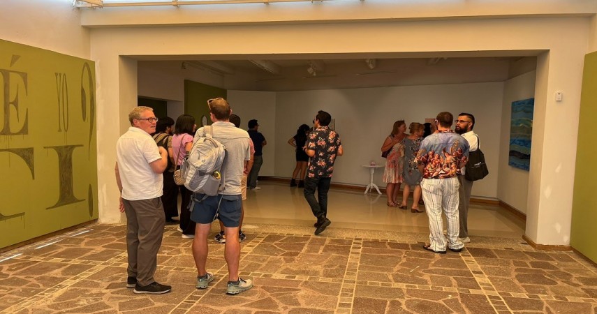 Ganadores de la beca Randy Walz exhiben sus obras en el Museo Olga ...