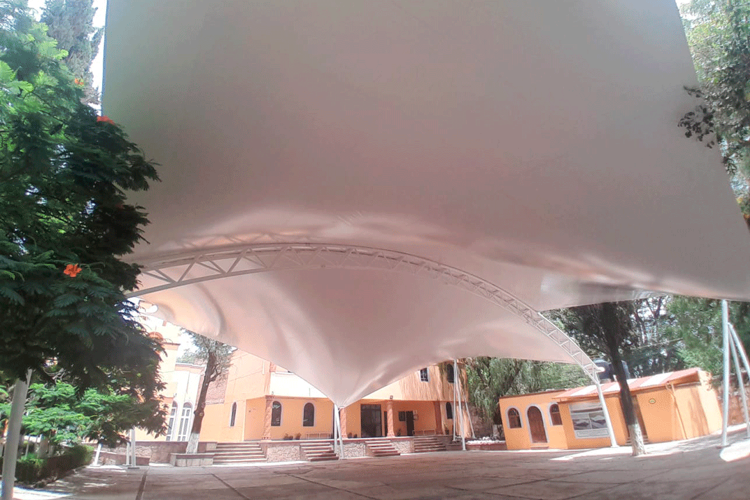 Concluye construcción de velaria en Yerbabuena - CaracolEnMovimiento